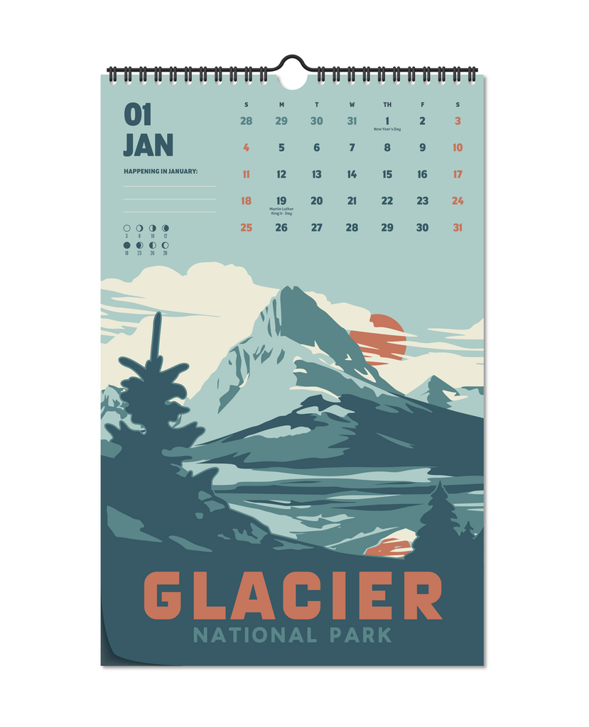 The Landmark Project - 2026 National Parks Calendar – Cabin Fever ...